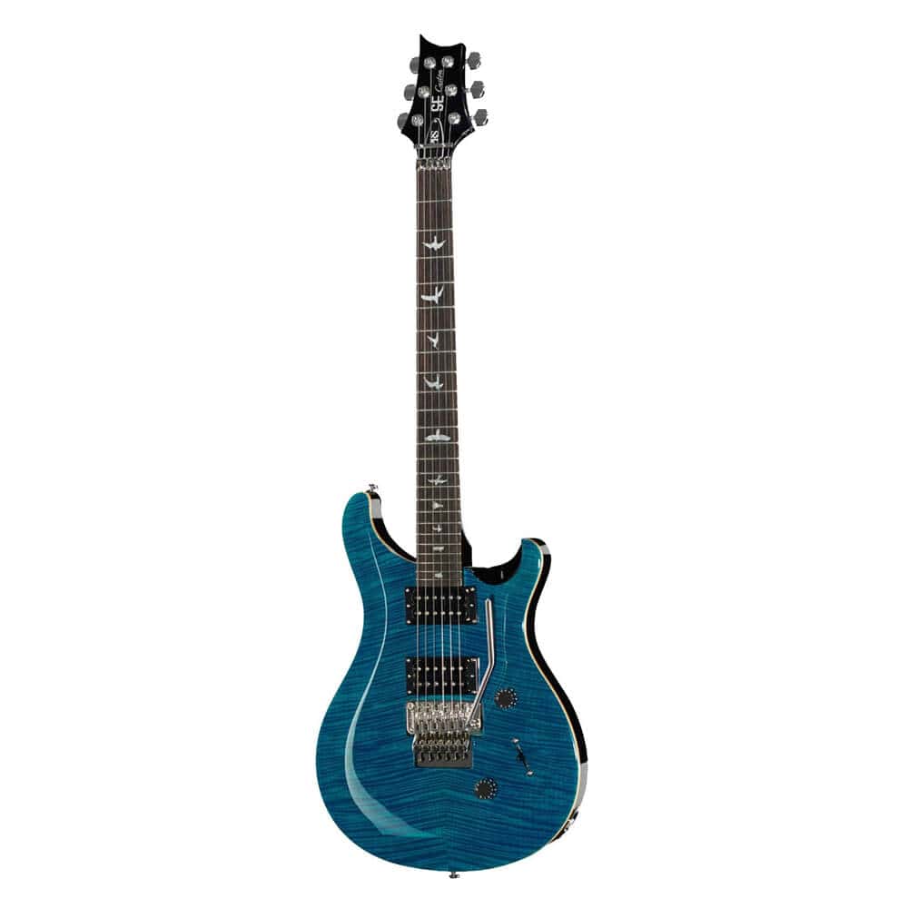 PRS CM4SAFL Sapphire Floyd Rose SE Custom 24 Electric Guitar| DevMusical