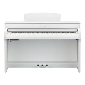 Yamaha Clavinova CLP 745 White Digital Piano with Bench| DevMusical
